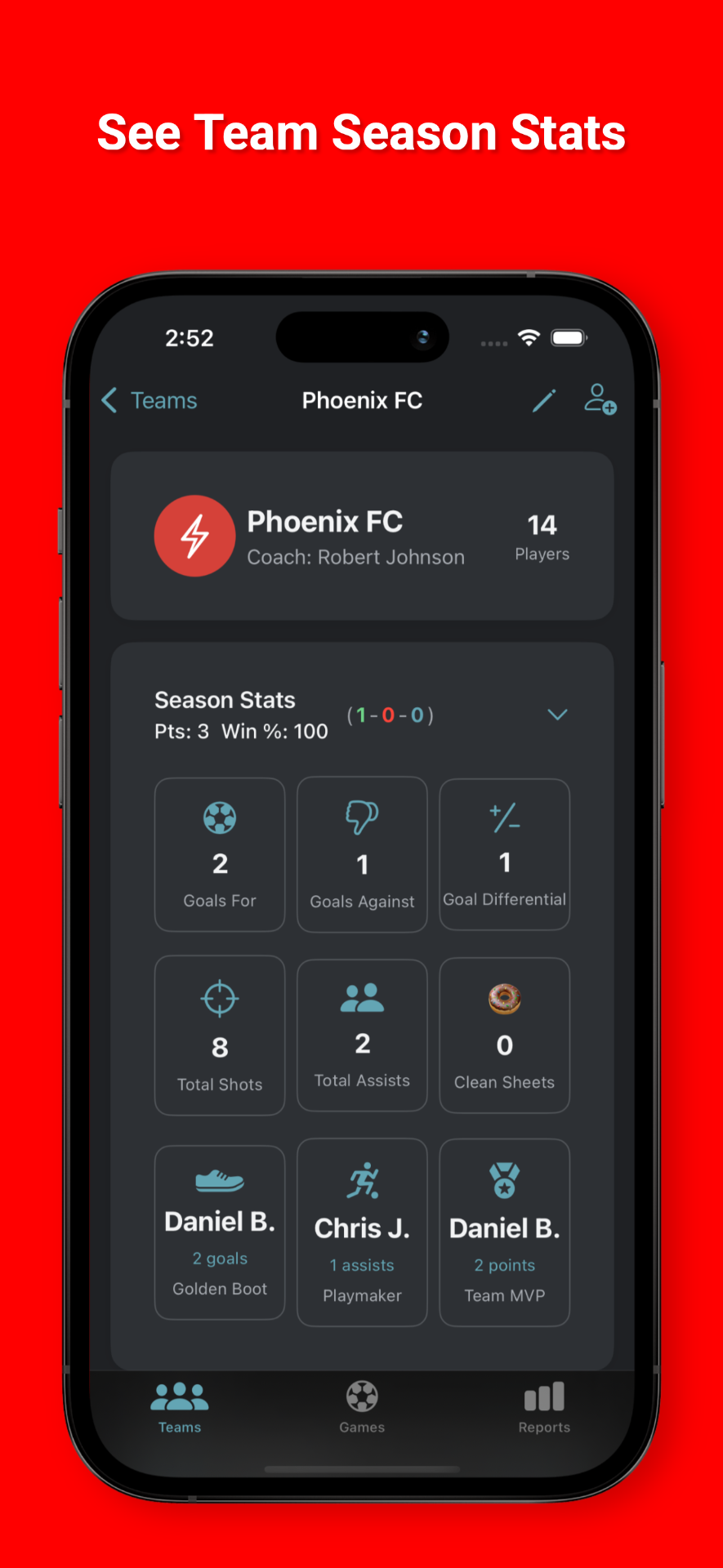 TeamSense - Soccer Team Management App